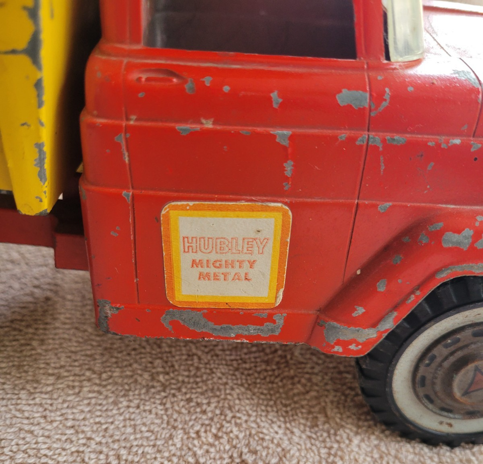 VINTAGE PRESS STEEL HUBLEY MIGHTY METAL 900 DUMP TRUCK FROM LOCAL ...