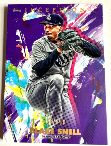 Blake Snell #'d /150!! PURPLE!! 2020 Inception Dodgers Star Pitcher ...
