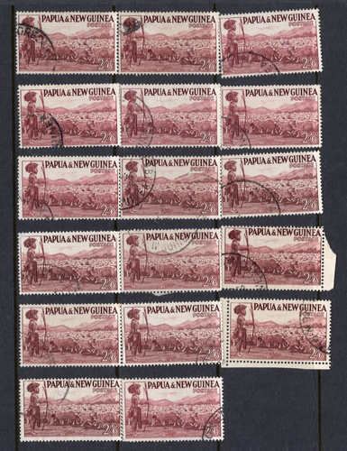 1952 Papua New Guinea PNG 2'6 Sheep Used 17 Stamps | eBay