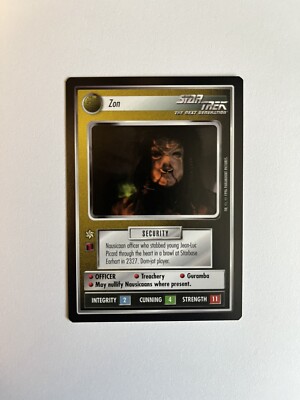 1996 Star Trek CCG 1E : Q Continuum Zon Mint Rare Card | eBay