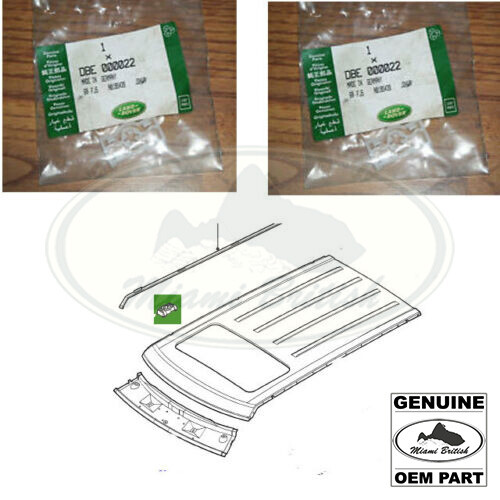 JUEGO DE CLIP DE TECHO LAND ROVER BLANCO x2 RANGO 03 - 12 LR014488 ...