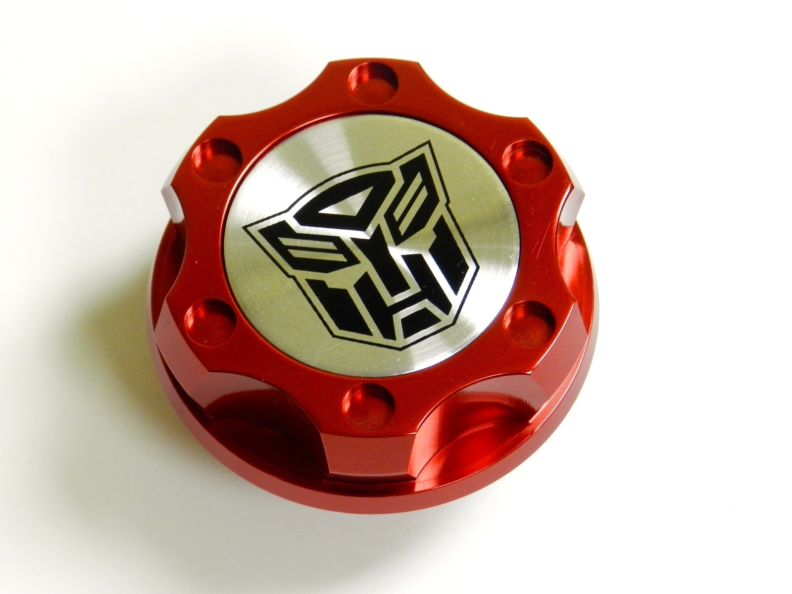 FORD MUSTANG AUTOBOT BILLET RED ENGINE OIL CAP | eBay
