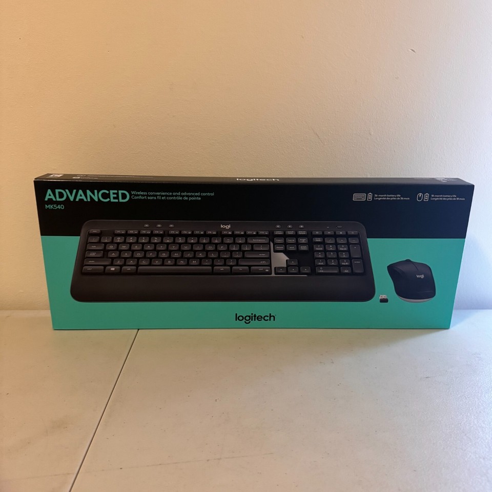 Logitech Advanced MK540 Wireless Keyboard & Mouse Combo - Brand New In ...
