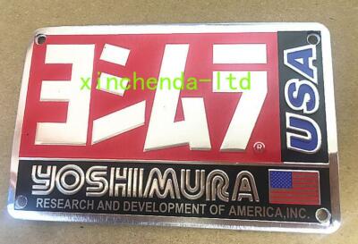 1PC USA Yoshimura Sticker Heat-resistant Motorcycle Exhaust Pipe Racing ...
