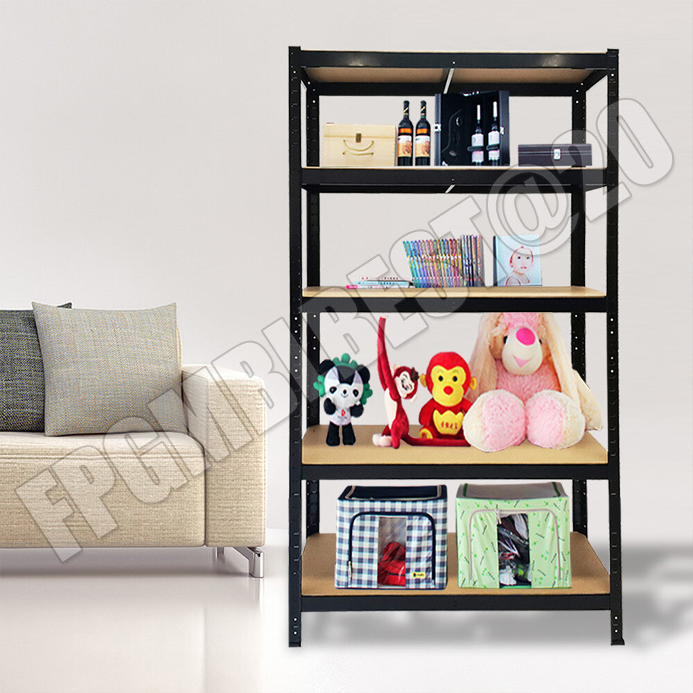 Muscle Rack Shelf Garage Steel Metal Storage 5 Level Adjustable Shelves ...