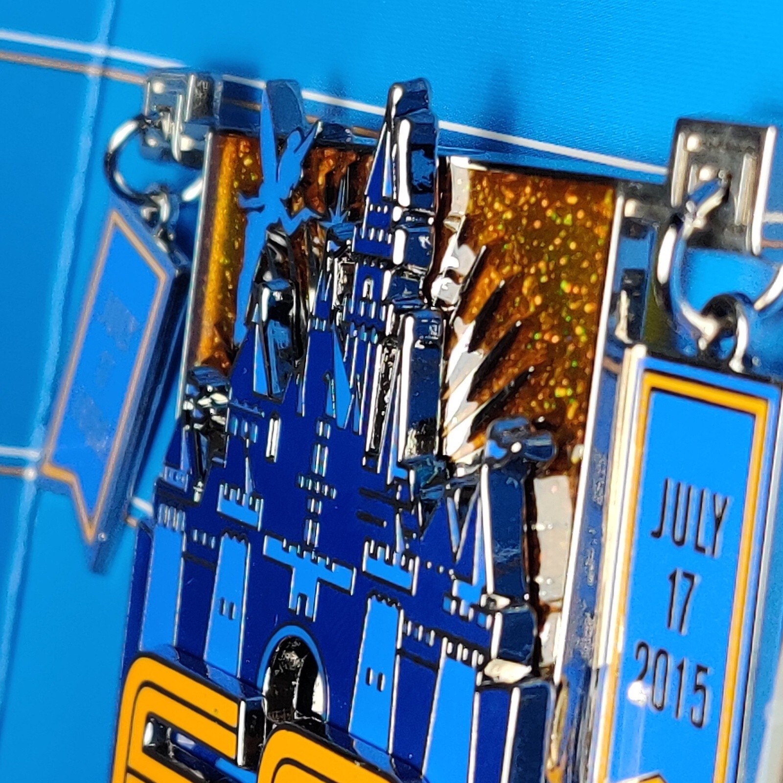 Disneyland 60th Anniversary Jumbo Pin Limited Edition Castle Tinker ...