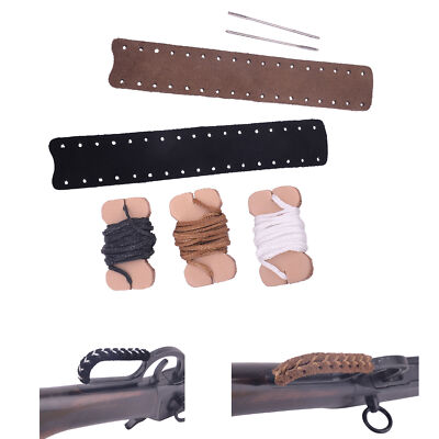 6 Inch Leather Gun Lever Action Lever Wraps Holster Handmade (1 Black ...