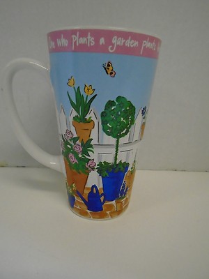 Signature Riviera Van Beers Coffee Cup Mug Floral Garden Plants ...