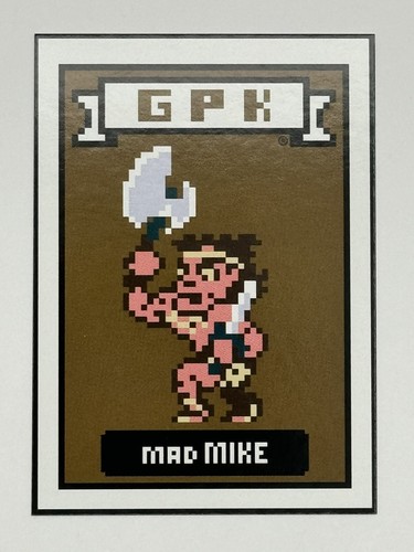 Topps iam8bit Garbage Pail Kids GPK Mad Mike Trading Card - Official ...