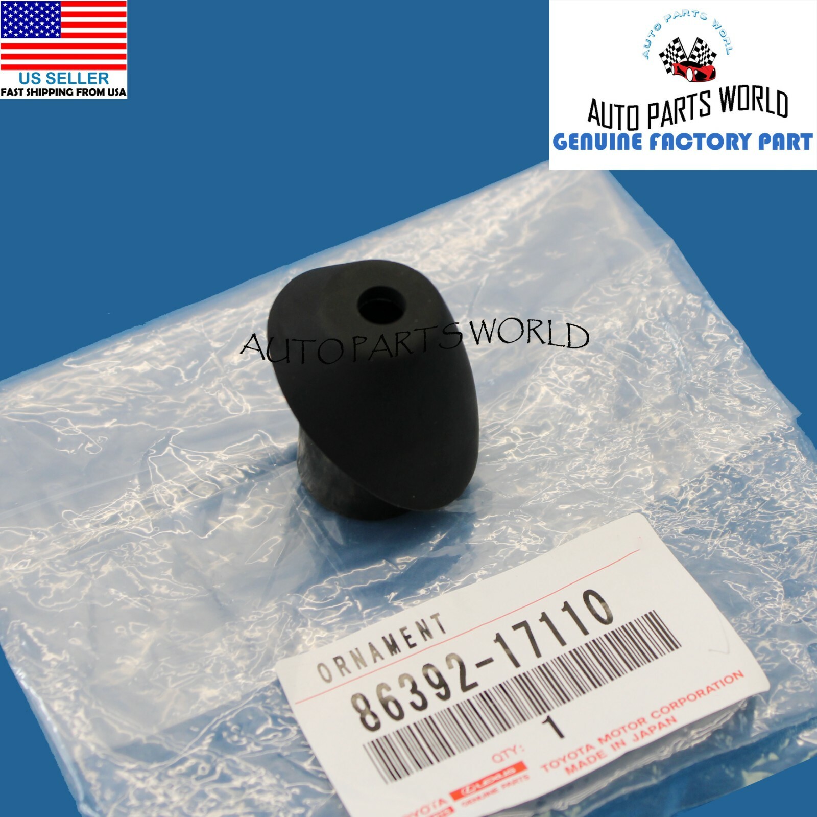 GENUINE OEM TOYOTA 2000-2005 MR5 SPYDER MANUAL ANTENNA MAST BEZEL 86392 ...