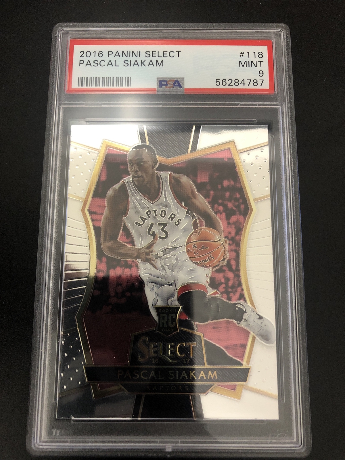 PASCAL SIAKAM RC Rookie - 2016 Select #118 - PSA 9 - Toronto Raptors | eBay