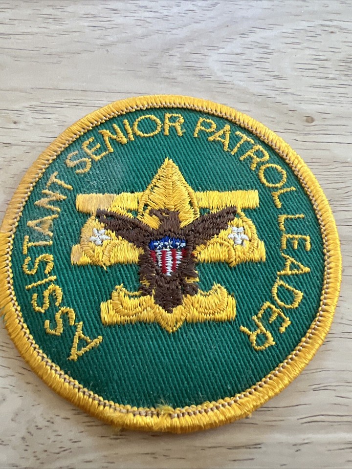 Vintage BSA Patch Assistant Senior Patrol leader Boy Scouts of America ...