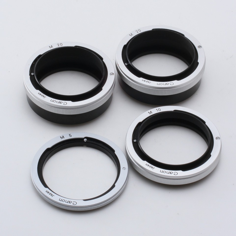 Canon Extention Tube M Set M5 M10 M20 M20 for FD lens in genuine Box | eBay