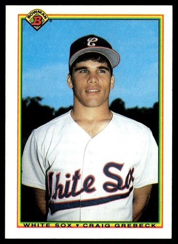1990 Bowman Craig Grebeck Rookie Chicago White Sox #318 | eBay