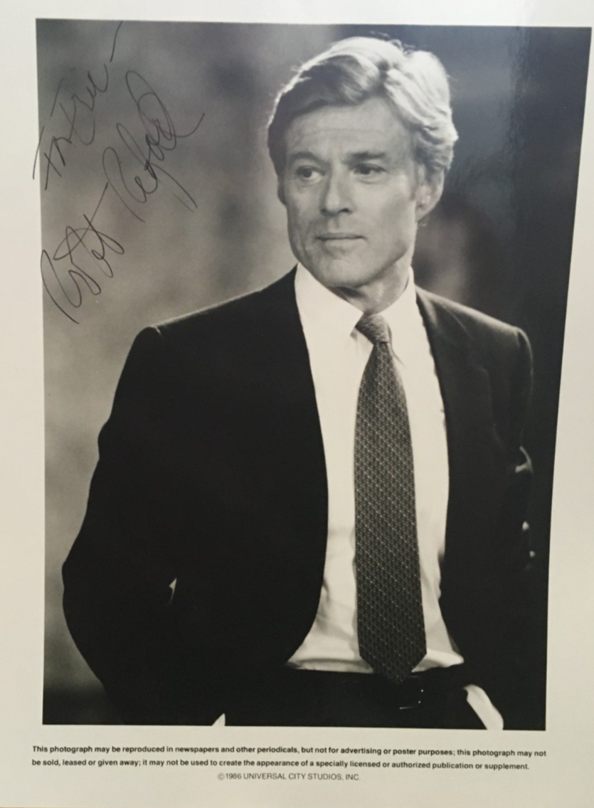 ROBERT REDFORD, The Sting/Brubaker, original signed autograph 10x8 ...