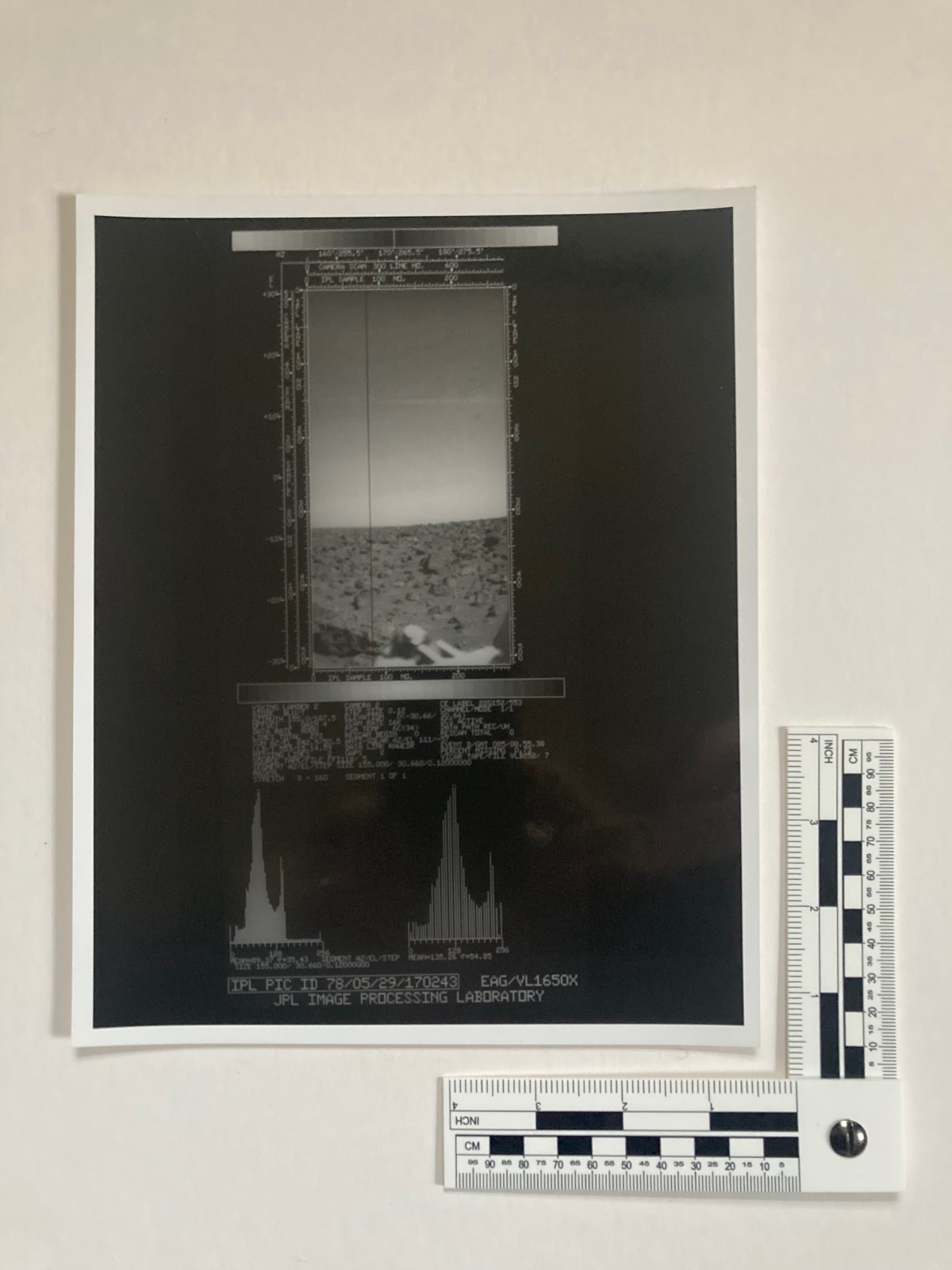 Original NASA Viking Lander 2 (surface, 1978) Mars photographic image ...