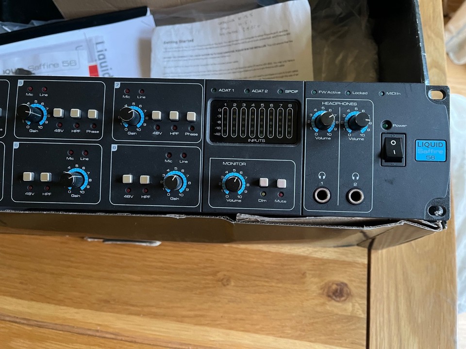 Focusrite Saffire Liquid 56 8-Channel Firewire Audio Interface | eBay UK