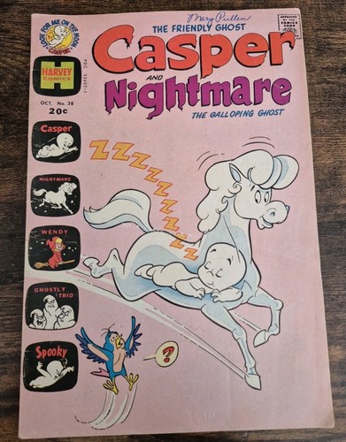 Vintage The Friendly Ghost Casper Nightmare the Galloping Ghost Comic ...