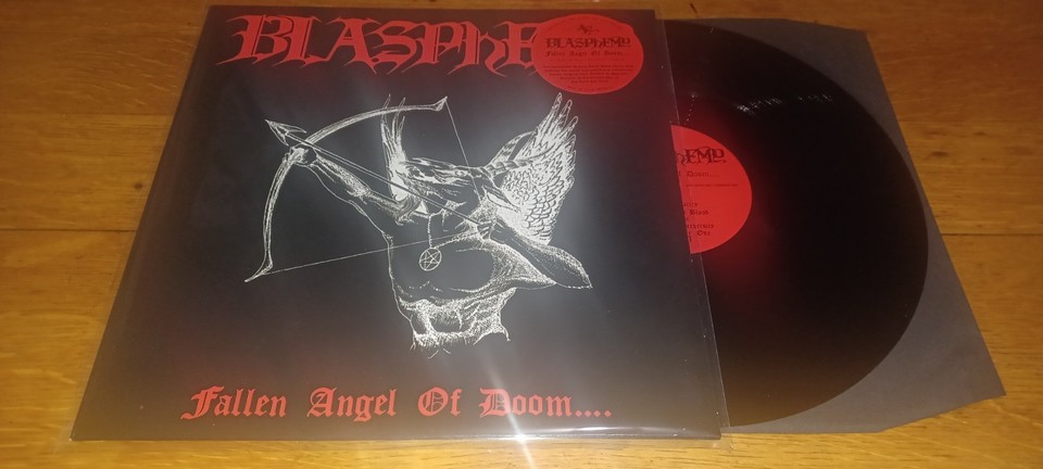 Blasphemy - Fallen Angel Of Doom - Black Vinyl - Poster - Patch ...