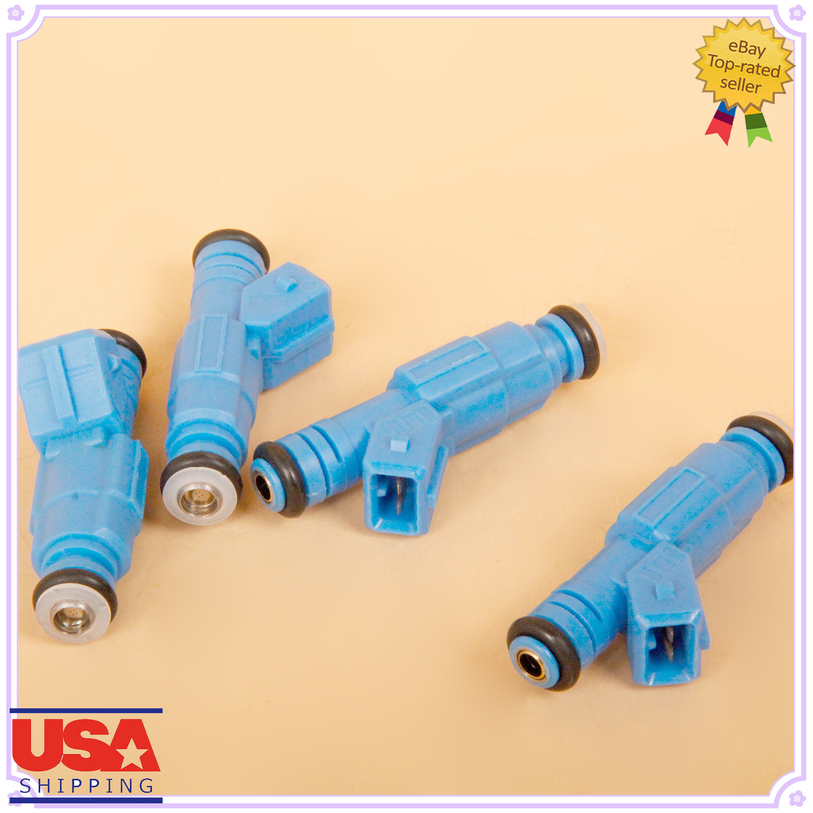 4Pcs For 1985-1997 Ford Ranger 2.3L Upgraded 4 hole Fuel Injector NEW ...