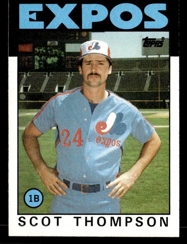 Scot Thompson 1986 Topps Card #93 Montreal Expos | eBay