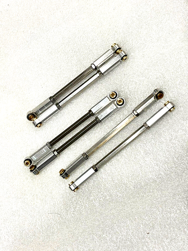 6pcs Aluminum Stainless Steel & Suspension Link Set for Arrma Kraton ...