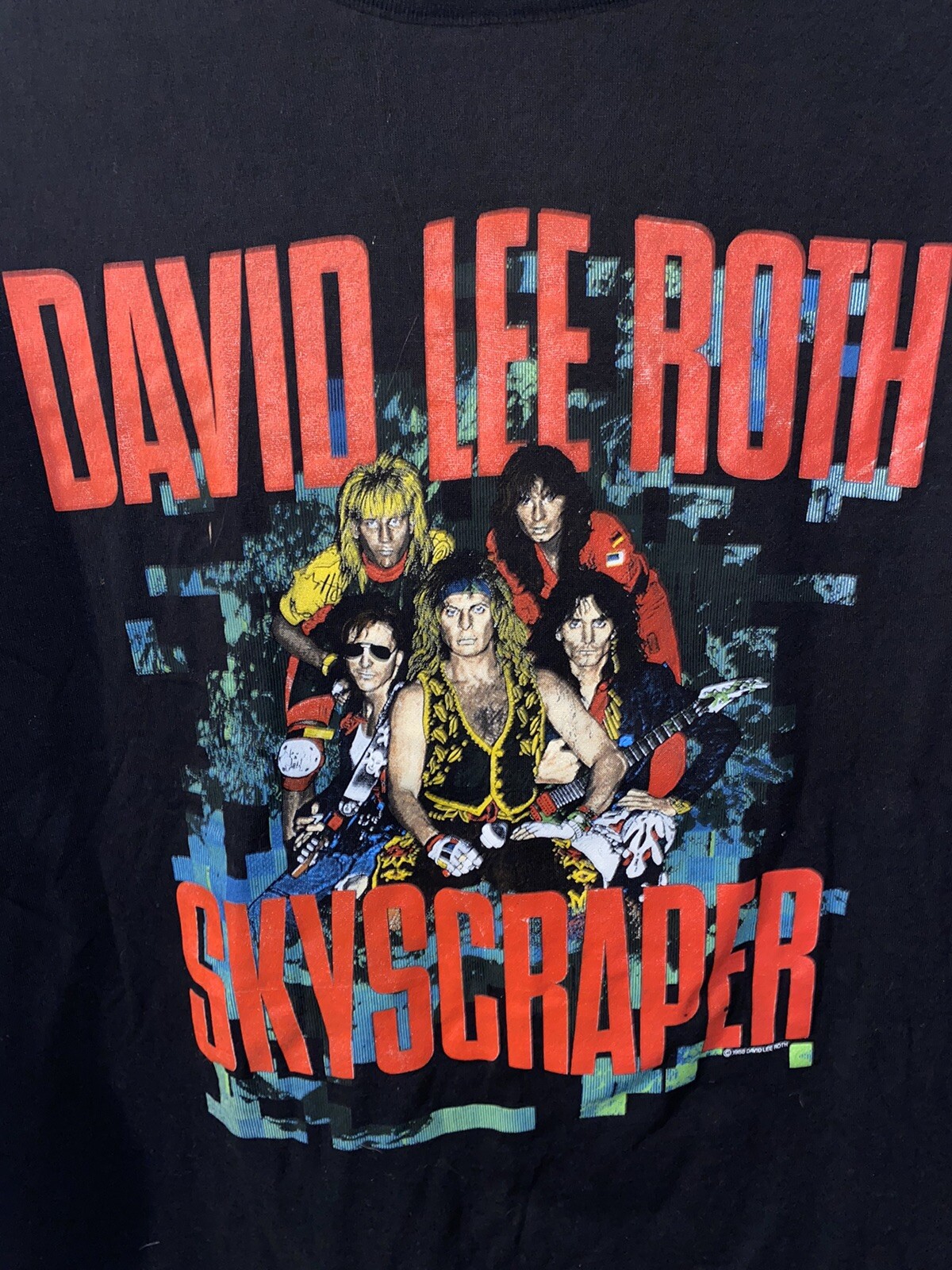 Vintage David Lee Roth 1988 Skyscraper Tour Single St… - Gem