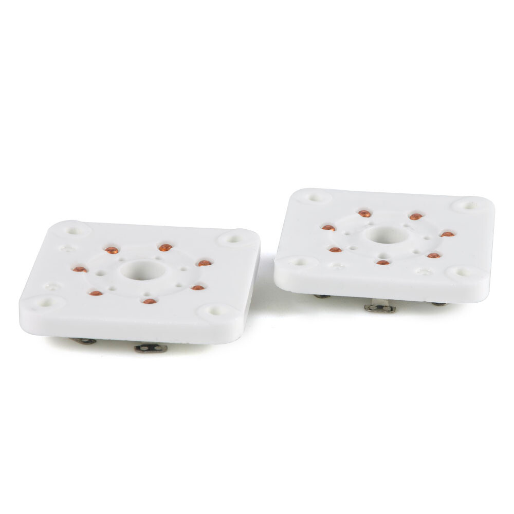 2pcs 7pin Tube Socket Ceramic Base Valve For 6C33 FU29 829B 3C33 3E29 ...