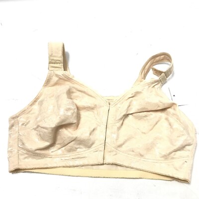 Plusform Instant Shaping 1628 Front Close No Wire Posture Bra 38D Beige ...