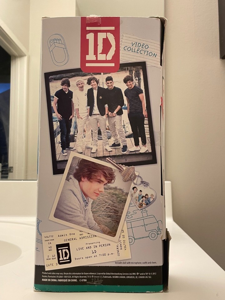 ONE DIRECTION LIAM PAYNE DOLL 1D VIDEO COLLECTION 2012 NEW IN BOX FAST ...