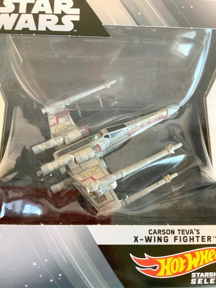 NEW Star Wars Hot Wheels Starships Select CARSON TEVA X-WING FIGHTER 1: ...