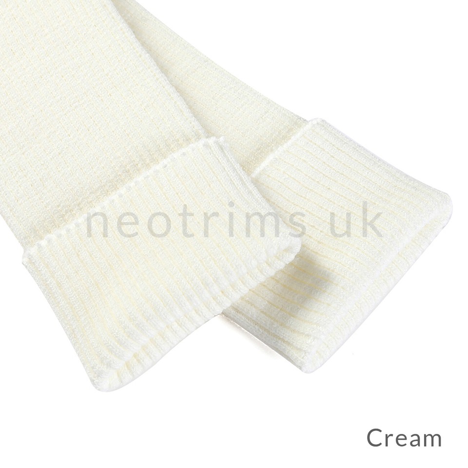 Rib Knit Cuffs Pair,Tubular Ribbing Seamless Cuffing Fabric ReVamp ...