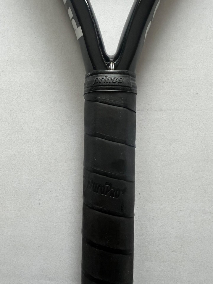 BRAND NEW PRINCE O3 SILVER + 118 SQ IN 1500PL TENNIS RACQUET 4 3/8 ...