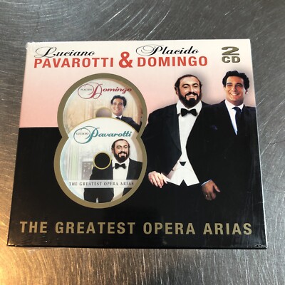Greatest Opera Arias - LUCIANO PAVAROTTI and PLACIDO DOMINGO 2 CD SET ...