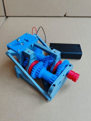 Four-speed Transmission Simple Simulation Model 3d Printed ...