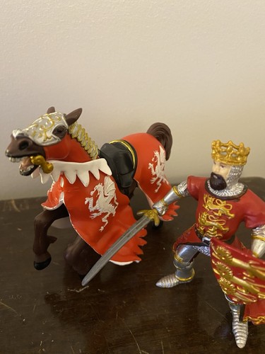 Papo Medieval Knights Soldiers and horses PVC figures | eBay