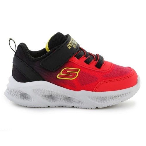Skechers S-Lights Meteor-Lights-Krendox chaussures 401495N-RDBK rouge ...