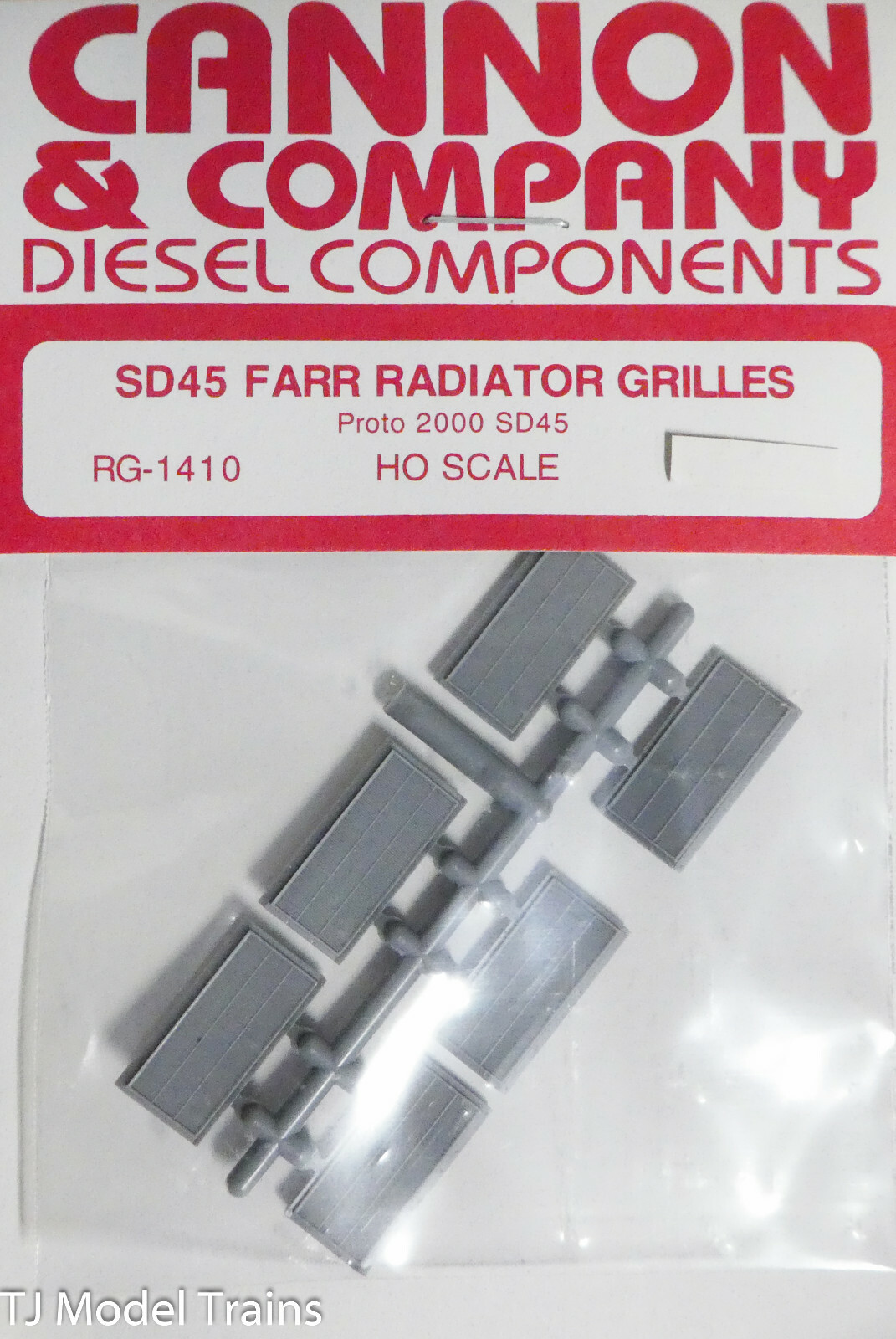 Cannon & Company HO #1410 SD45 Farr Radiator Grilles for: Proto 2000 ...