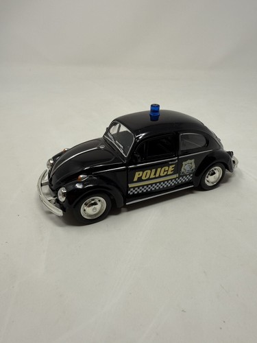 Vintage 1/32 ? 5" Volkswagen Bug Police Car VW Beetle w Pull Back ...