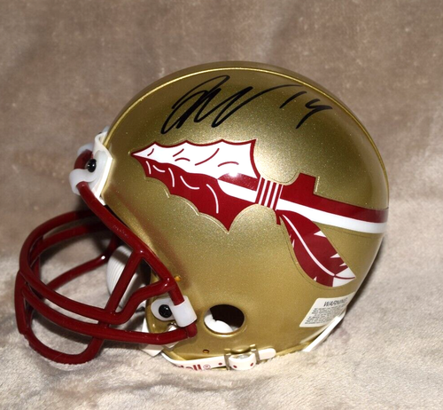 JOHNNY WILSON FSU SEMINOLES SIGNED MINI HELMET W/COA | eBay