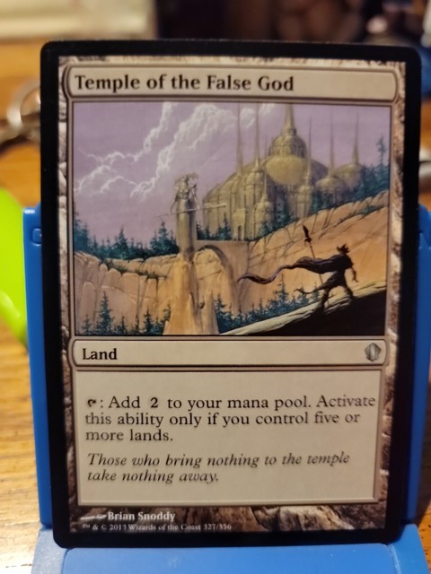 MTG Temple of the False God Commander 2013 327/356 Regular Uncommon for ...