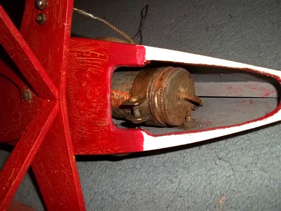 Vintage 1947 Tether Line / Straight Line- RACING PROP BOAT - ICE SLED ...
