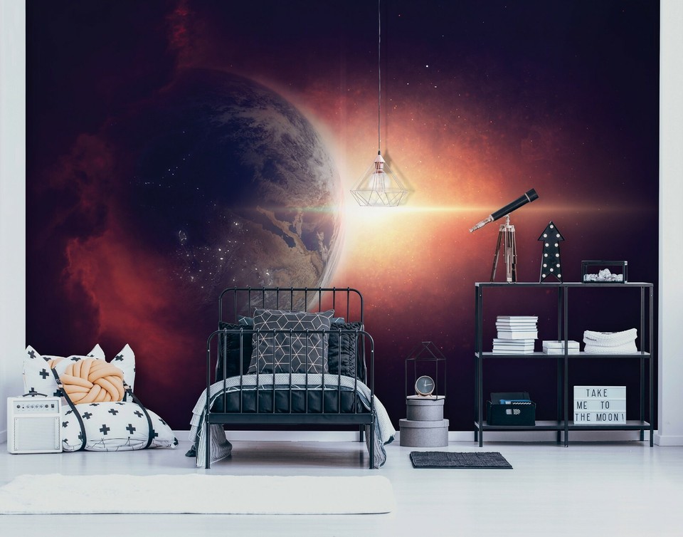 Galaxy MURAL Wallpaper Universe SPACE Dark Poster XL Non-Woven ️Fast ...