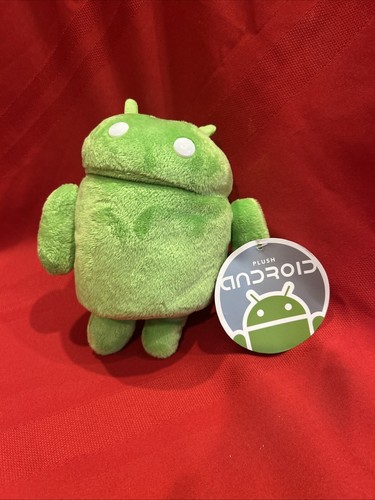 ANDROID PLUSH ROBOT 9" PLUSH TOY FIGURE POSEABLE HEAD & ARMS NEW TAGs ...