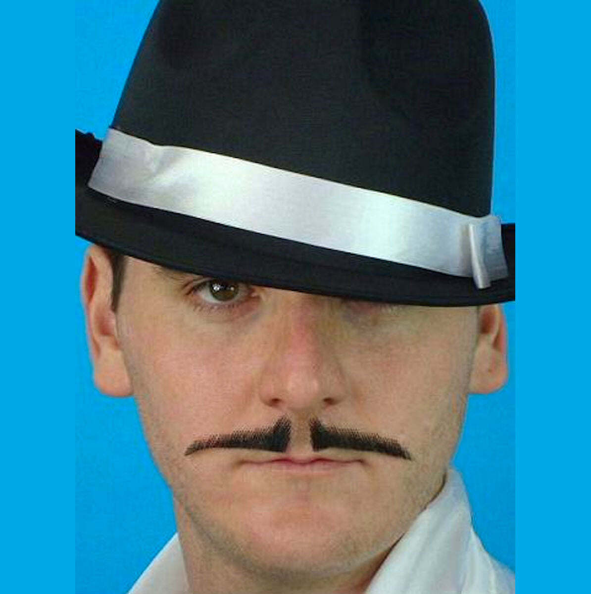 1920's Gangster Mobster Pencil Moustache Black Human Hair Quality ...