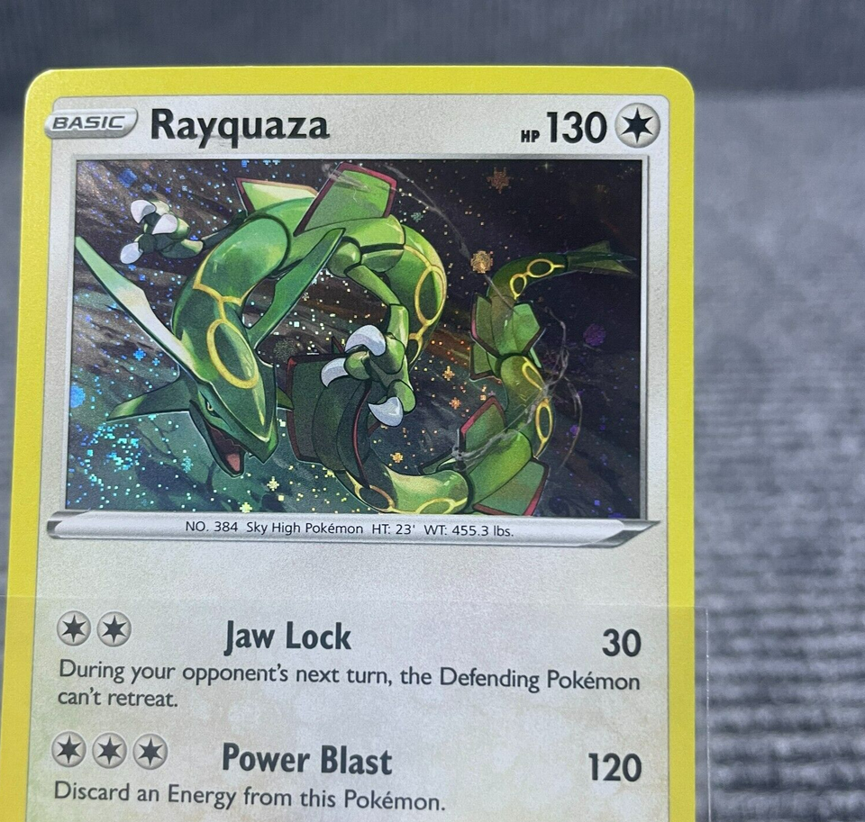 Rayquaza SWSH029 COSMOS Holo Black Star Promo NM | eBay