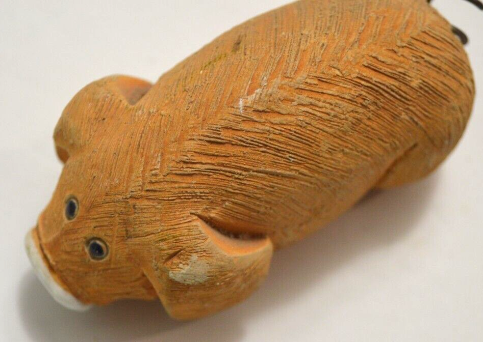 Artesania Rinconada Pig Figurine Uruguay Signed Retired Anatomically ...
