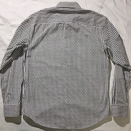 Bugatchi Long Sleeve Shirt Shaped Fit M Microchip Pattern Button Up ...