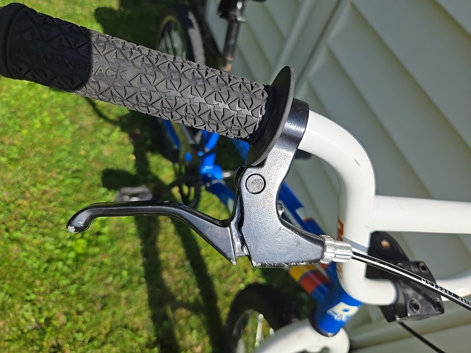 Nice Diamondback Viper Blue & White Freestyle 20 inch Boys BMX Bike | eBay