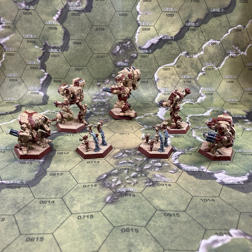 Pro Painted Battletech Clan Invasion Box Set In Clan Wolf Zeta Galaxy ...